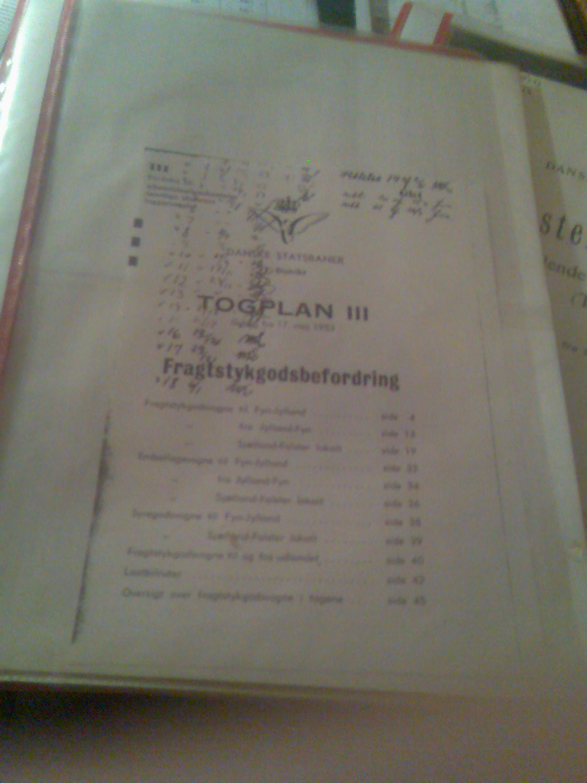Aalborg 1953 tog til/fra Syd + Hobro - Sporskiftet
